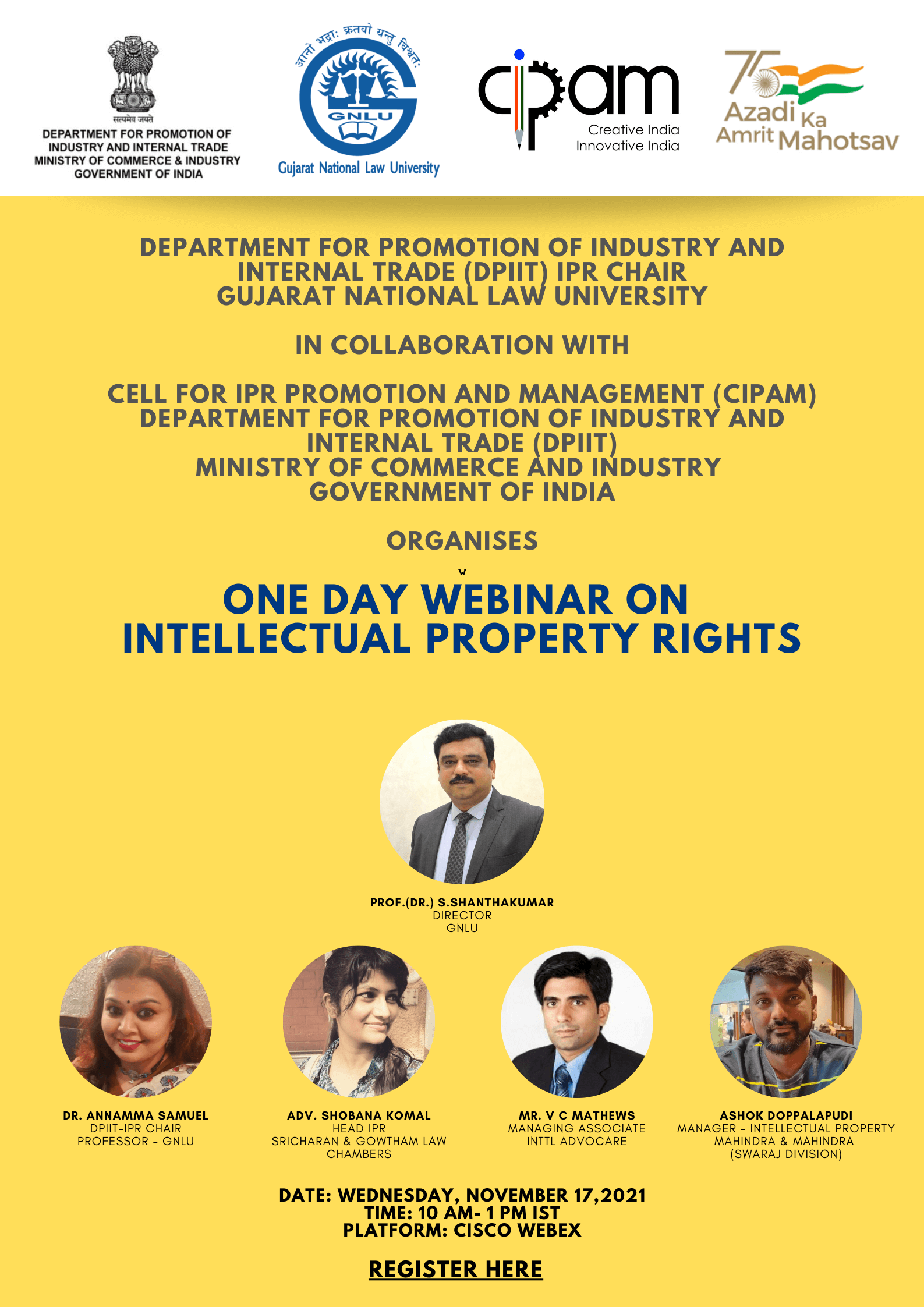 Intellectual Property Rights organized by the Department for the ...