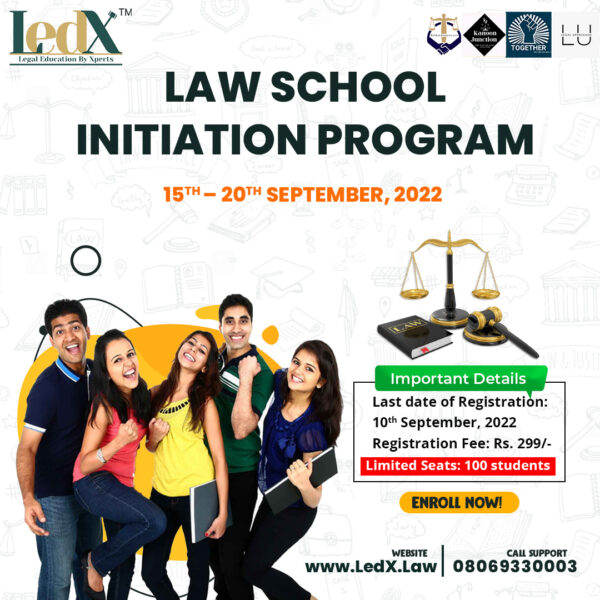 LedX Law School Initiation Program | The Law Communicants